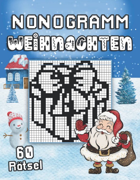 Nonogram Puzzelboek Kerst: Logische Bildpuzzels voor Jong en Oud | bol