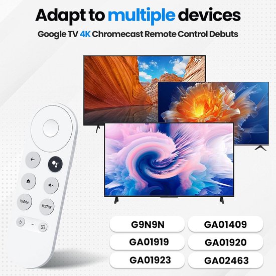 Universele Bluetooth Afstandsbediening voor Chromecast met ...