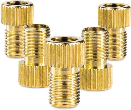 Fietsventiel adapter set voor autoventielen - eenvoudige montage en ...