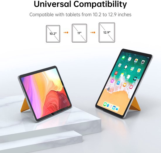 Unyqoos® Verstelbare en opvouwbare tablethouder voor diverse tablets ...