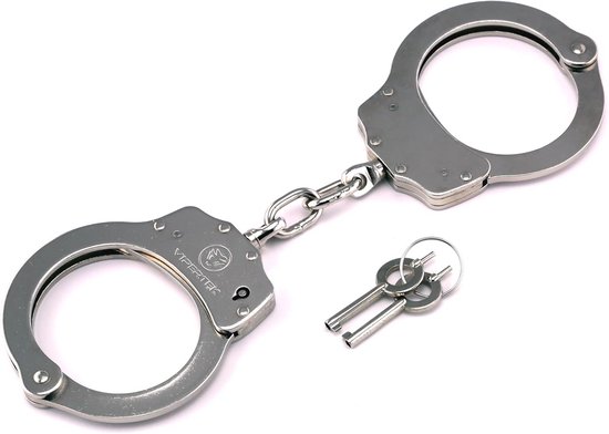 VIPERTEK Double Lock Steel Police Edition Professional Grade Handboeien ...