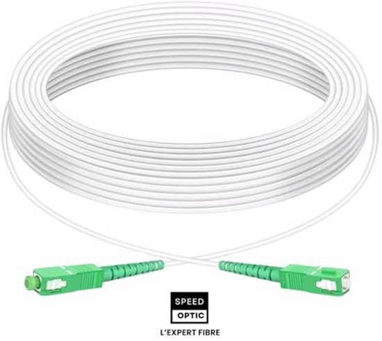 Fiber Optic Cable SC/APC to SC/APC - Extension Cable (1m) | bol