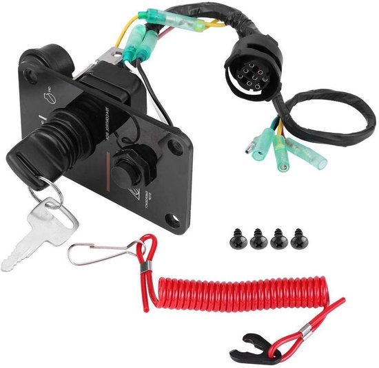 12V Schakelbord Boot met Single Sleutelschakelaar en... | bol