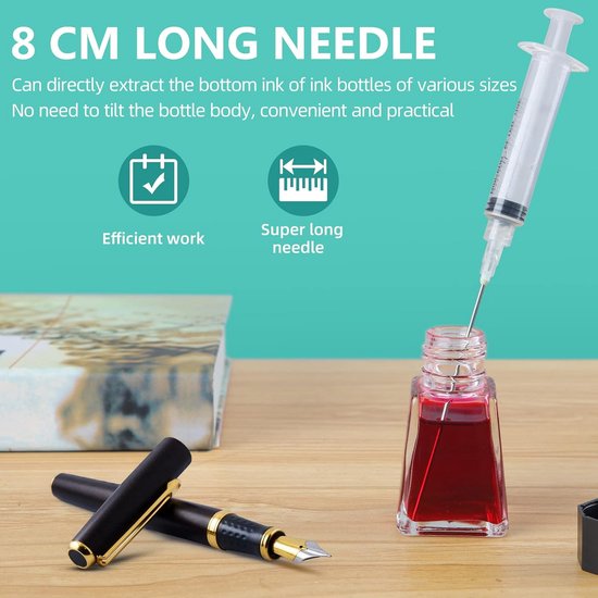 5ml/CC Luer Lock injectiespuit met naald voor laboratorium en industrie ...