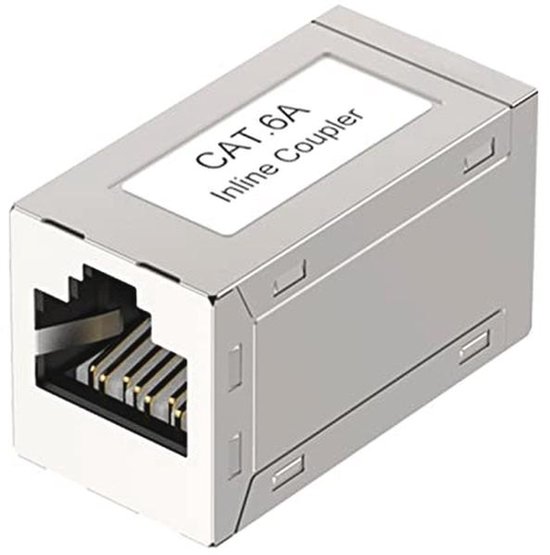 RJ45 Coupling Connector Cat 6A Cat 7 - Shielded Female Adapter for ...