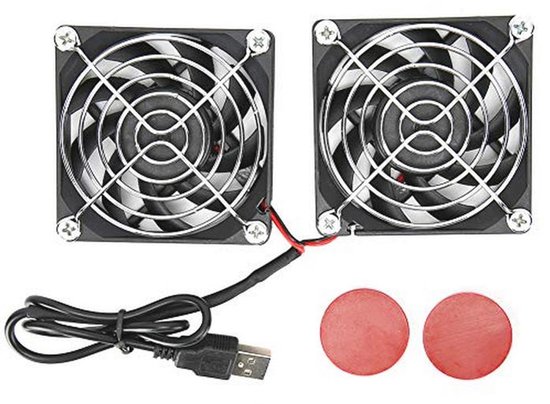 70mm USB Koelkast Ventilator voor Router Warmteafvoer | bol