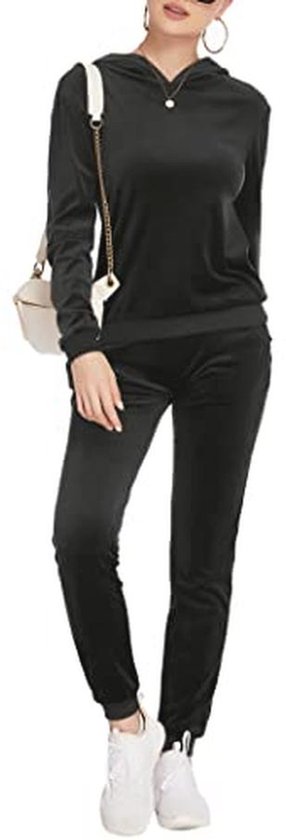 Dames Velours Joggingpak voor Winter - Warm Sportpak, Huispak met ...