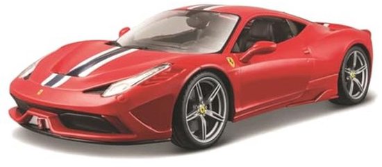 Modelauto Ferrari 458 Speciale 1:18 - Rood | bol