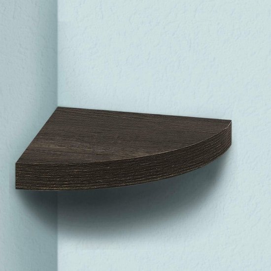 Hoekplank Wandplank Modern Design van MDF - 24 x 24 x 4 cm | bol
