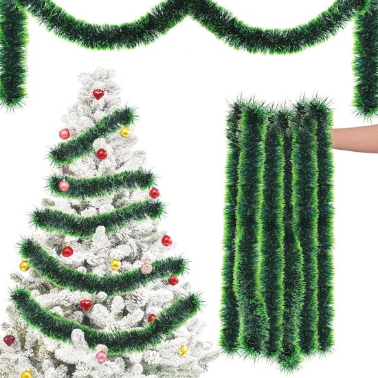 Kerstslinger 10 m - Kunstmatige Dennenslinger voor Binnen en Buiten | bol