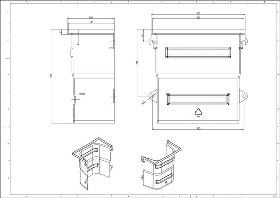 Ventilatieschacht Kelder 40x40 zonder Bodem met Strekmetaal Rooster en ...