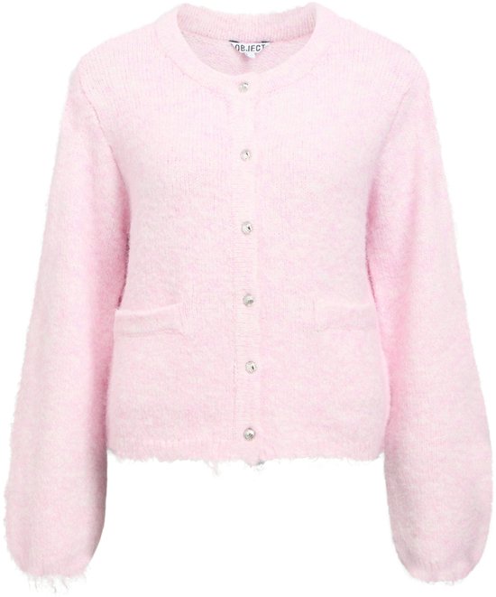 Object Trui Objsaggia Re L/s Knit Cardigan Noos 23046886 Pink Lady ...