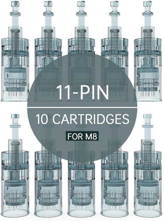 Micro Needling Cartridges 11-Pin voor Dermapen - 10 Stuks | bol