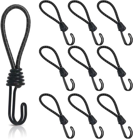 Dekzeilspanner Expanderhaak Sterke Zware Rubberen Spanner 10 Stuks 16 ...