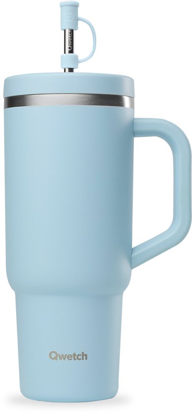 Qwetch - Isothermische Travel Cup - Pastel Blauw- 900ml | bol