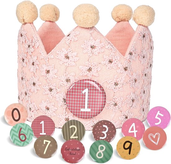 Couronne d'anniversaire pour Kinder avec Chiffres Interchangeables et ...