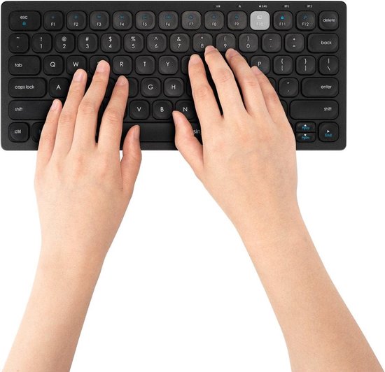 Mini clavier sans fil AZERTY - Compact et Multi-appareils avec ...