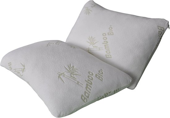 Luxe bamboe hoofdkussen 50x76cm | bol