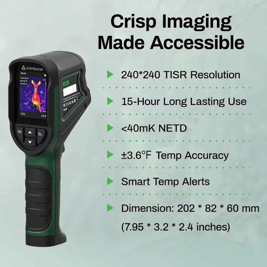 Draagbare Warmtecamera – Thermografische Camera – Infraroodcamera ...