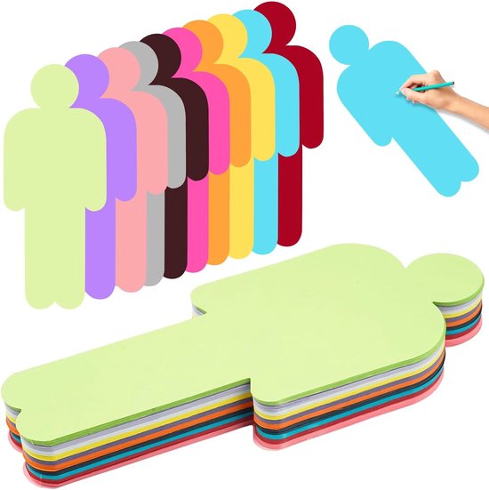 Pack of 100 Moderation Cards - 180 g - Extra Thick - 10 Kleuren - Index ...