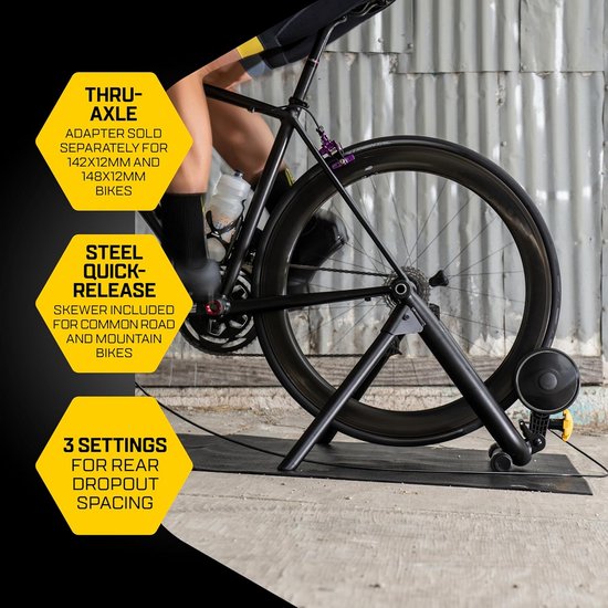 Turbotrainer met Weerstandsregelaar voor Racefiets en Mountainbike | bol