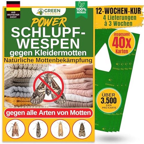 Effectieve Biologische Oplossing Tegen Kledingmotten - 10 Kaarten ...