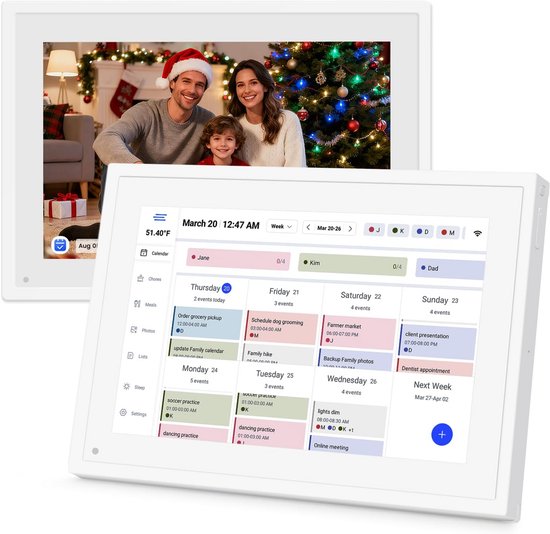 Grote Familiekalender 2025-2026 voor aan de Muur - Digitale Planner met ...