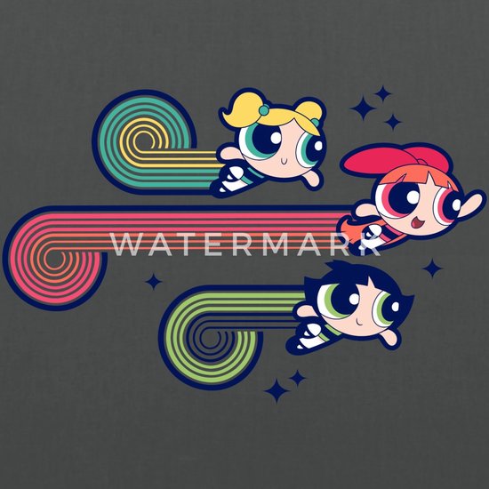 Powerpuff Girls Retro Tas van stof | bol