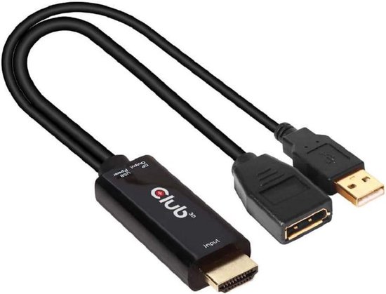 Actieve HDMI naar DisplayPort Adapter voor 4K 60Hz Video | bol