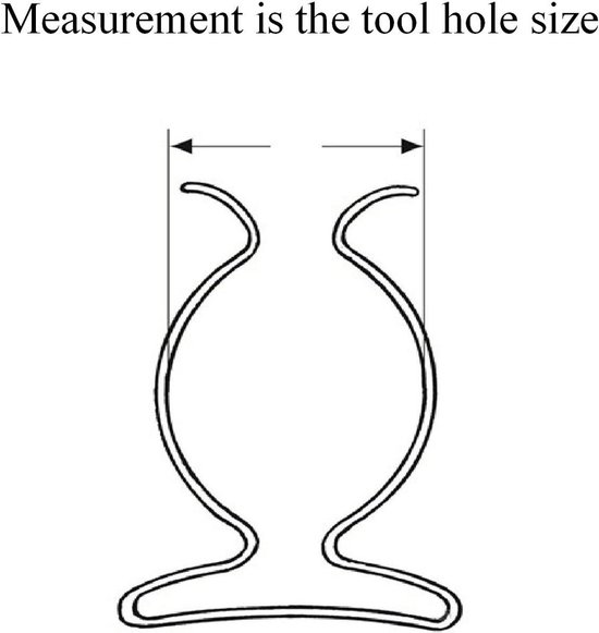 10x Assortiment Ophangclips voor Gereedschap - Stevige Klemmen voor ...