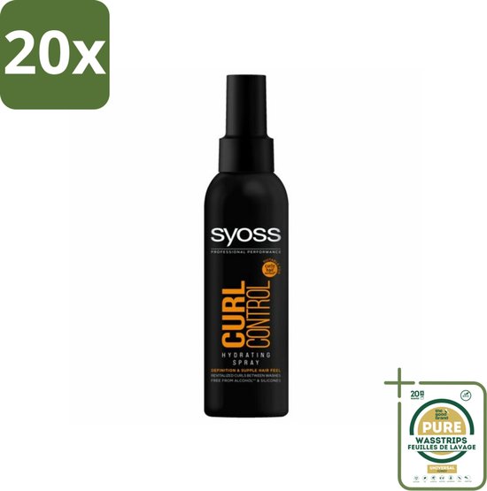 20 x Syoss - Curl Control - Haarspray - Voor Gedefinieerde Krullen ...