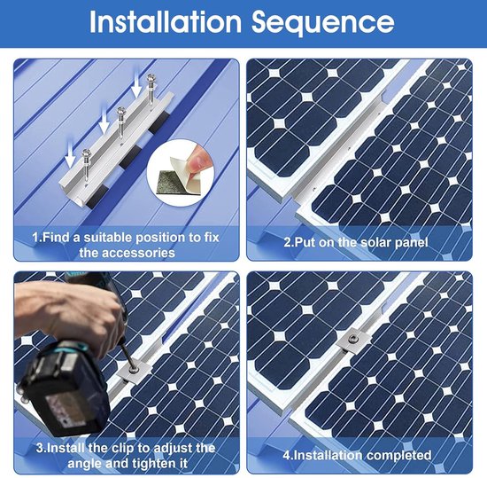 Solar Panel Mount - Aluminium Montage Systeem - Trapezium Dakplaat - PV ...