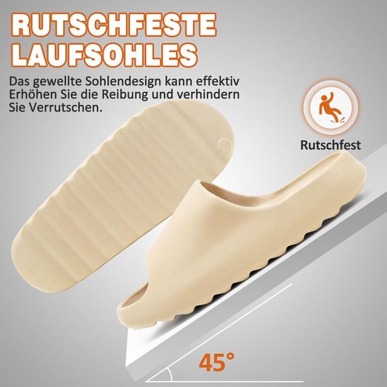 Waterdichte Badslippers met Antislip Zool – Comfortabele EVA Slippers ...
