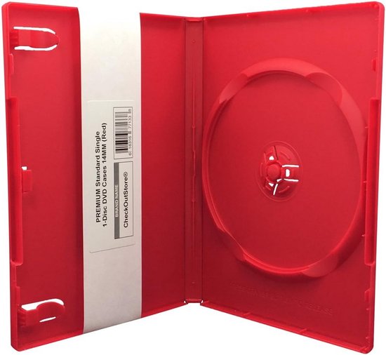 Premium Standard 1 Disc DVD-hoes, 14mm, wit | bol