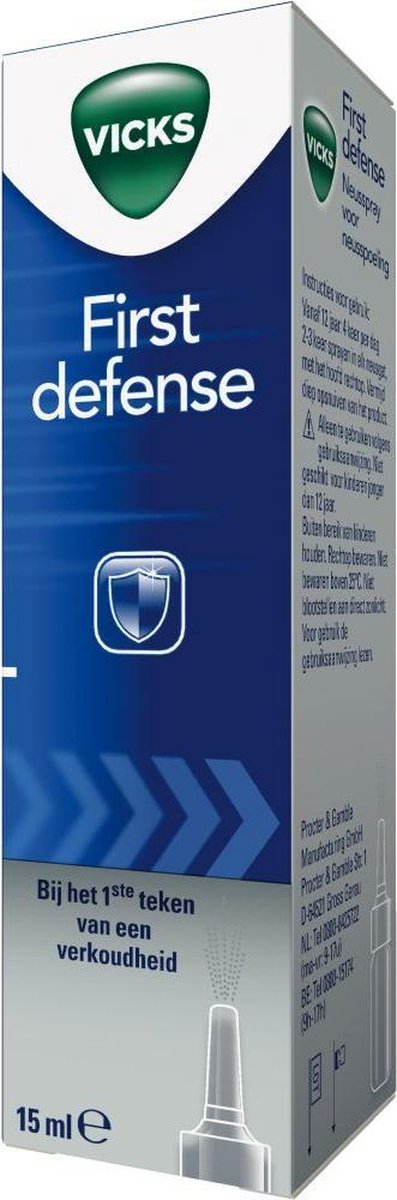 Vicks First Defense - 15ml - Neusspray | bol.com