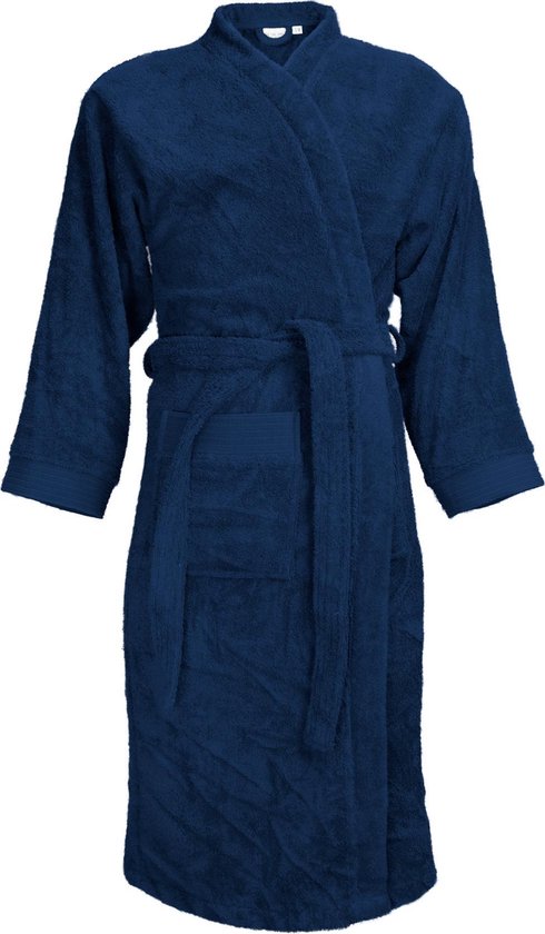The One Badstoffen Badjas zonder capuchon Navy XXL/3XL | bol.com