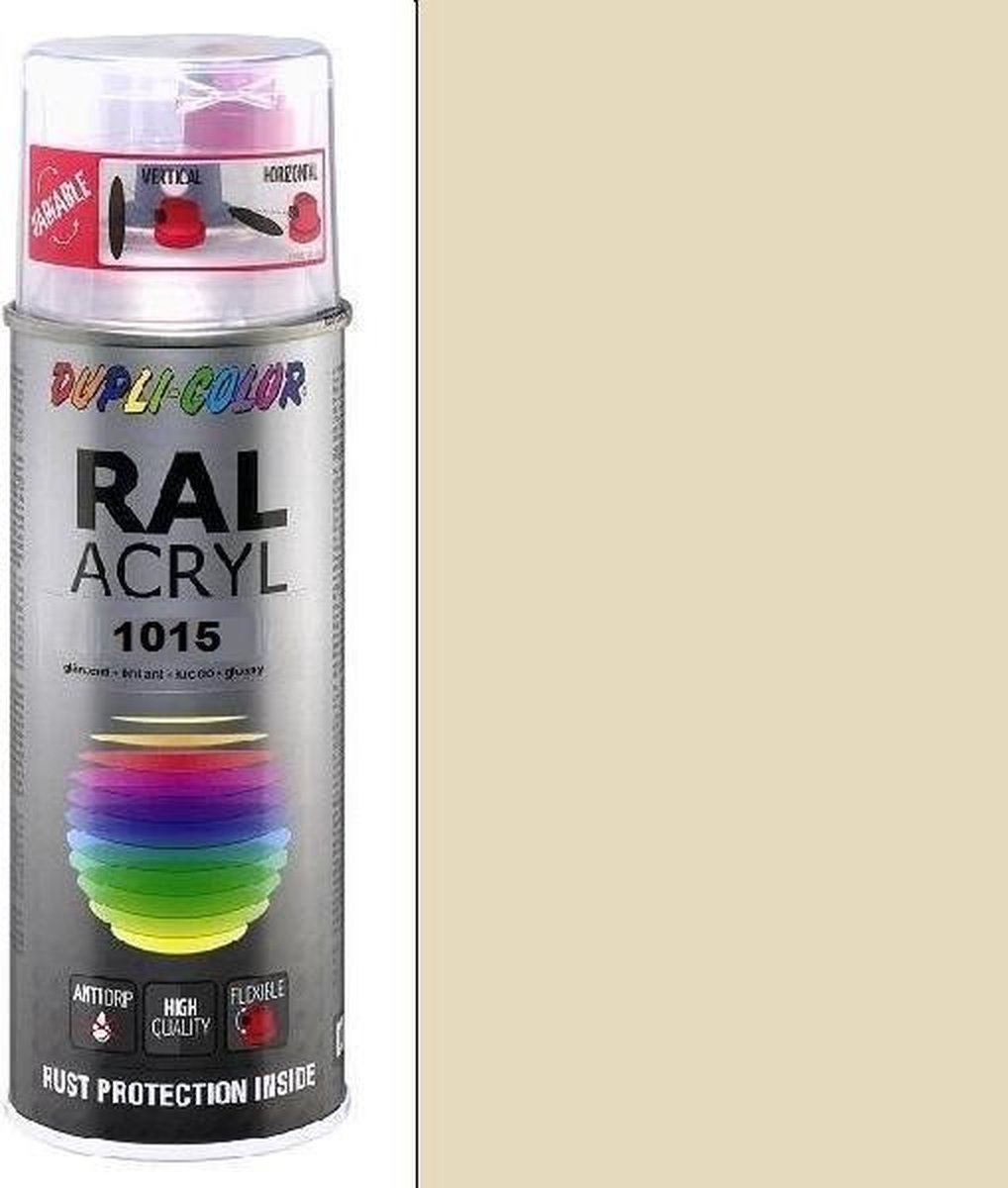 Dupli Color RAL 1015 Licht ivoorkleurig Spuitbus verf / Spray paint ...