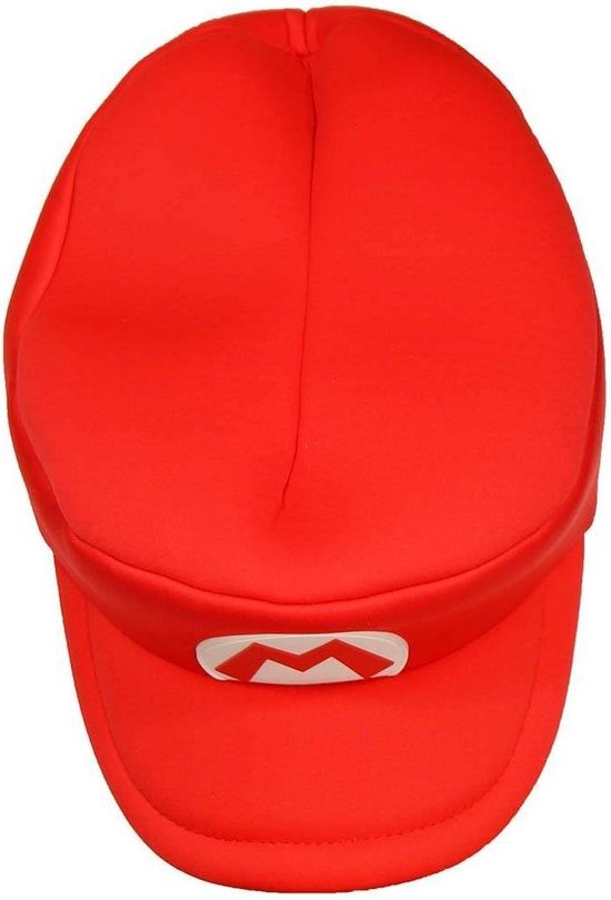 Mario Cosplay Cap Pet voor Volwassenen Rood/Wit - Officiële Merchandise ...