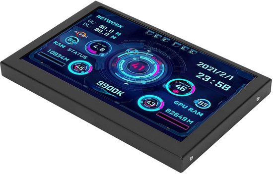 5 Inch IPS Mini PC Scherm voor Systeem Monitoring (CPU, GPU, RAM) - USB ...