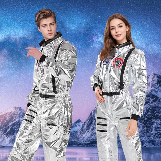 Zilver Astronautenpak voor Volwassenen - Ruimtepak voor Carnaval en ...