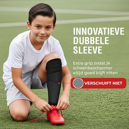 BALL Xtreme® Scheenbeschermers Voetbal - Ingebouwde Scheenbeschermer ...