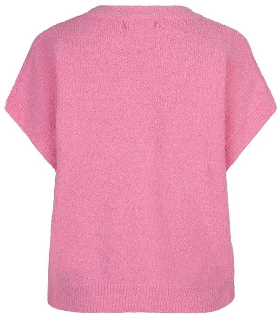 Red Button Vest Lesley Popcorn Srb4886 Pink Dames Maat - XXL | bol