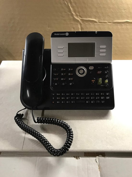 Professionele PABX Telefoon Zwart met Groot LCD Scherm en ...