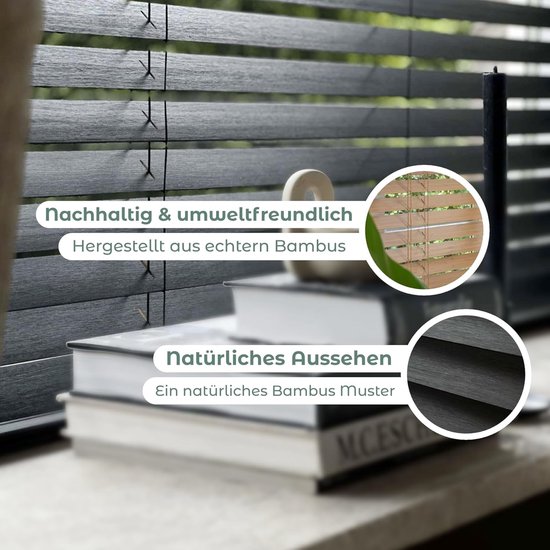Bamboe Jaloezieën - Raambekleding - Privacy Creëren - Natuurlijke ...