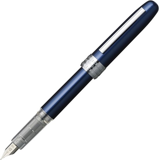 Stil pen met fijne (F) inktpunt, 1 blauwe inktpatroon | bol