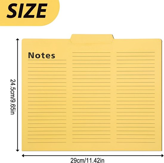 Allecto Plus - A4 Documentenmap Set van 16 A4 Mappen in 8 Kleuren | bol