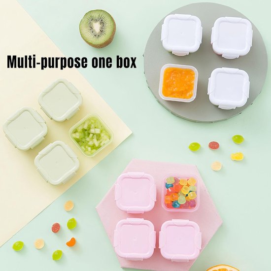 Mini boîtes à souvenirs - colorées et pratiques - lot de 6 - plastique ...