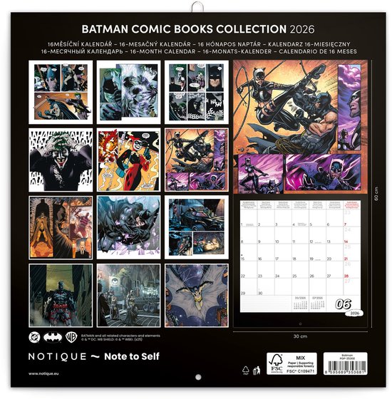 Batman Comics Kalender 2026 | bol