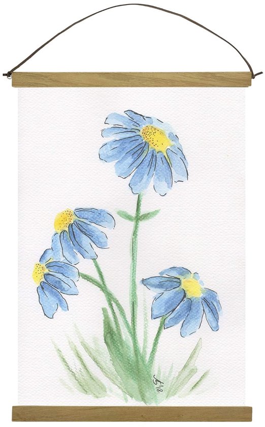 Houten Poster Hanger - Wanddecoratie - Set van 2 - Natuurlijk Hout | bol