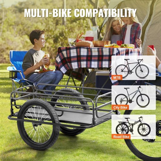 Fietskar - Fietsaanhanger - Fietskarren - Fiets Cargo Trailer ...